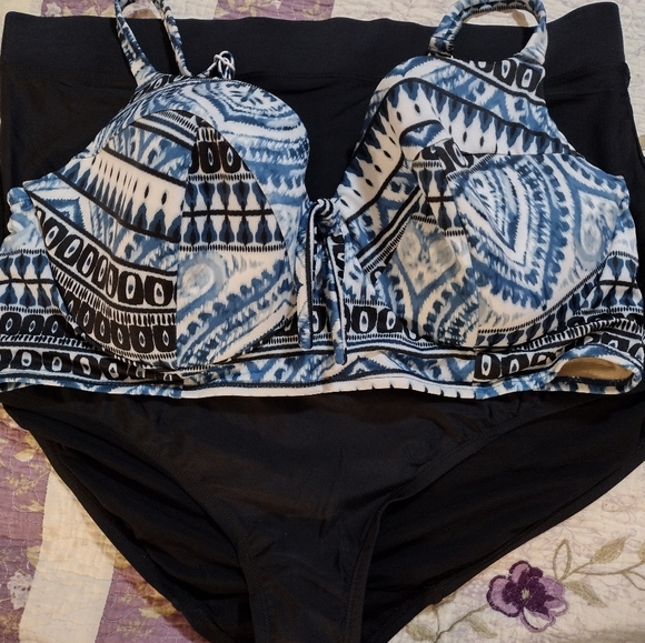 Cacique | Swim | Cacique Size 44f Top 26 Bottom Two Piece Swimsuit 28 ...